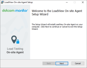 LoadView Onsite Proxy Agent Installation