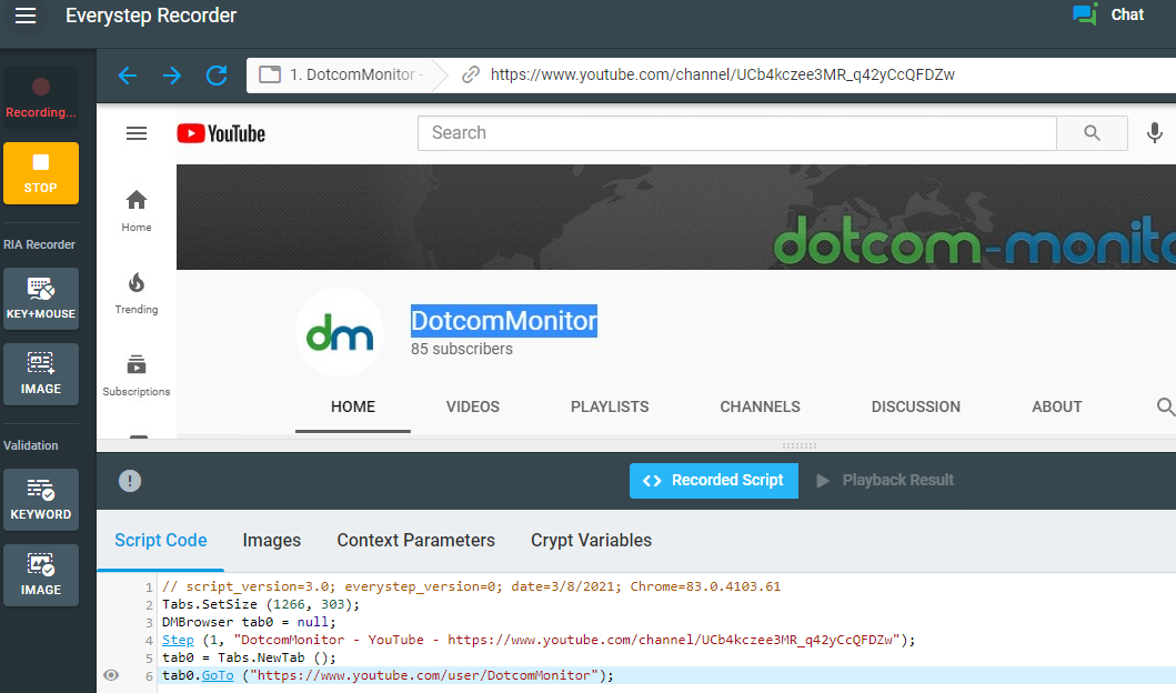 Keyword Validation: Monitoring Keywords in Web Pages