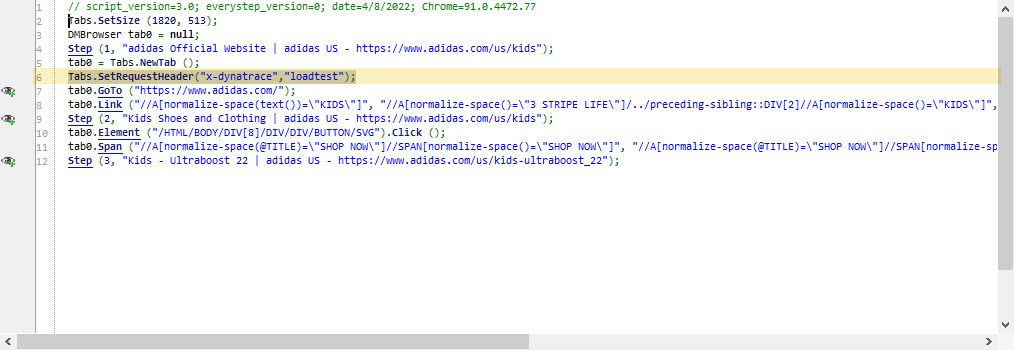 LoadView and Dynatrace Integration