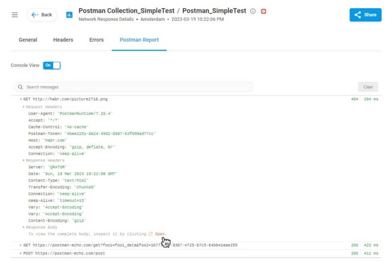 Postman Monitoring & Load Testing Results FAQ