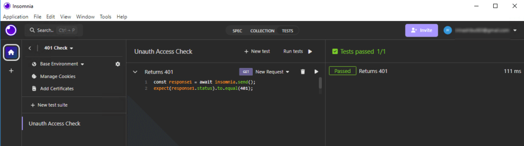 Insomnia Collection Monitoring with Dotcom-Monitor