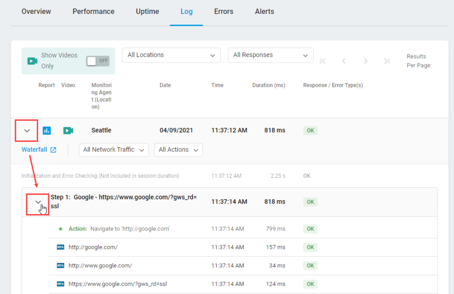 Web Application Monitoring Dotcom Monitor