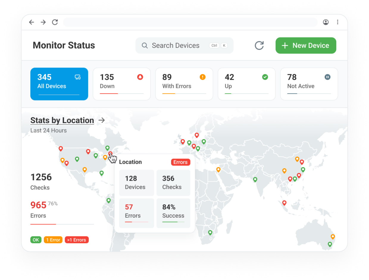 Web API Monitoring - Dotcom-Monitor